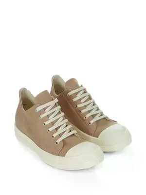 Rick Owens Lace-up Rubber-cap Sneakers - Neutrals