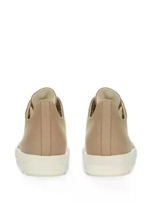 Rick Owens Lace-up Cotton Sneakers