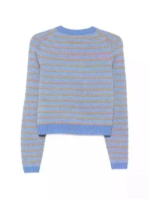 Guest In Residence Long-sleeve Striped Sweater