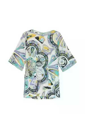 Emilio Pucci Abstract-print Mini Dress