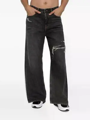 DIESEL® Relaxed Fit Low-rise Jeans - Black