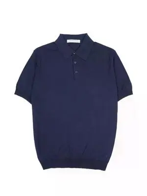 BROOKSFIELD Buttoned Polo Shirt - Blue