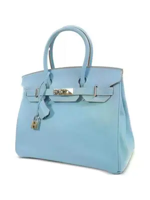 Hermès 30 Birkin Handbag - Blue