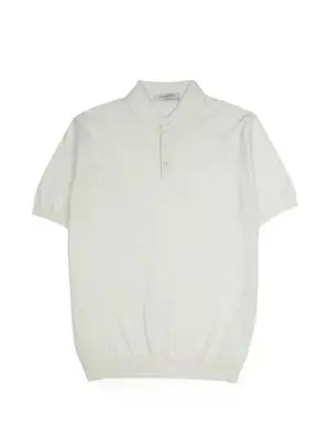 BROOKSFIELD Buttoned Polo Shirt - Neutrals