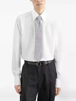 Dolce & Gabbana Striped Poplin Tie