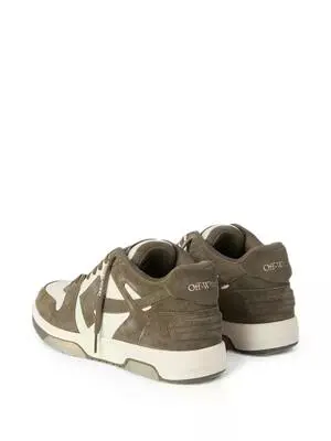 Off-White Out Of Office Panelled Sneakers - Green
