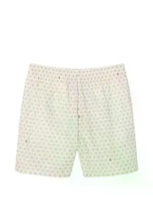 Lacoste Tennis-print Shorts - Neutrals