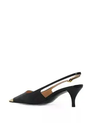 Furla Metal-cap-toe Slingback Pumps