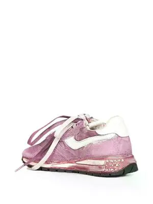AUTRY Reelwind Distressed-finish Lace-up Sneakers