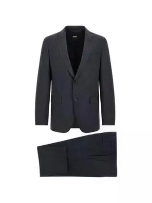 BOSS Micro-texture Single-breasted Suit - Blue