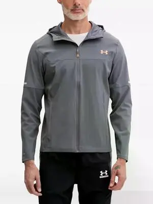 Under Armour Tech™ Utility Woven Hooded Logo-print Jacket - Grey