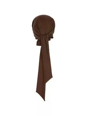 NOIRE SWIMWEAR Draped Head Scarf