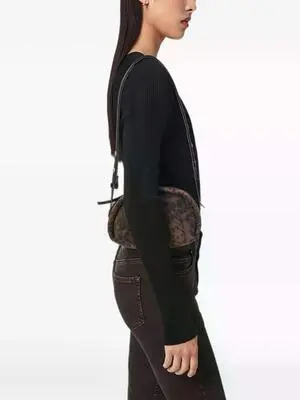ALLSAINTS Rosalie Leopard Leather Crossbody Bag