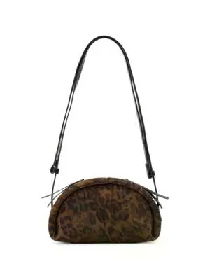 ALLSAINTS Rosalie Leopard Leather Crossbody Bag