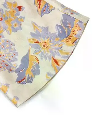 Shanghai Tang Scholar Floral-print Silk Jacket
