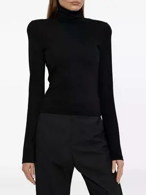 Dsquared2 Shoulder-pad Turtleneck Top