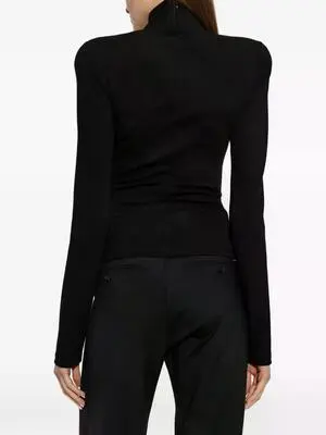 Dsquared2 Shoulder-pad Turtleneck Top