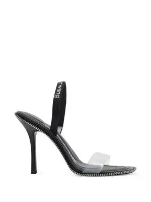 Alexander Wang Nova Stud-embellished Sandals - White