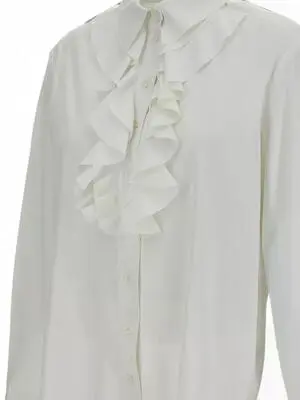 IRIE' Ruffled-trim Long-sleeve Shirt
