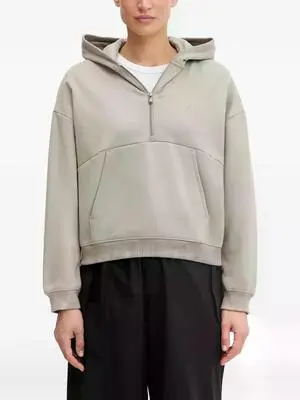 Under Armour Icon Half-zip Pouch-pocket Hoodie - Neutrals