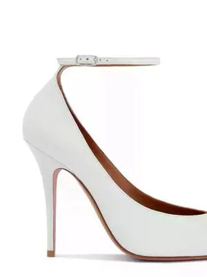Amina Muaddi Anok Buckle-fastening Pumps - White