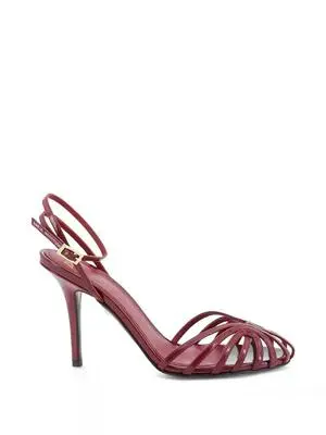 ALEVI MILANO Blake Patent Leather Sandals - Red