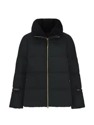 Herno Padded Coat With Faux-fur Collar