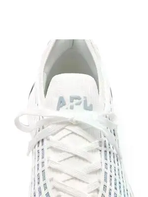 Apl Techloom Zipline Cage-detail Lace-up Sneakers - White