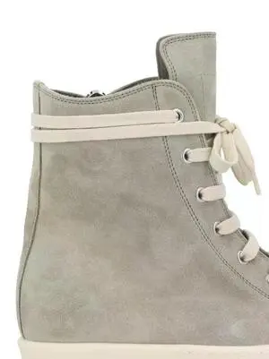 Rick Owens High-top Suede Sneakers