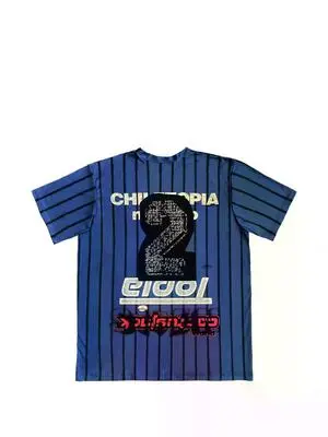 TRAVIS SCOTT Pinstriped T-shirt