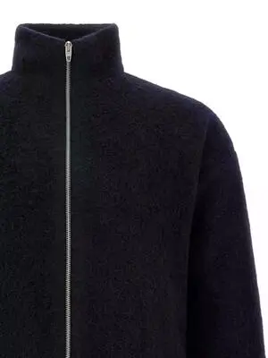 JIL SANDER Textured-knit Zip-up Cardigan