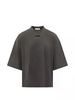 Fear Of God Logo-patch T-shirt - Grey