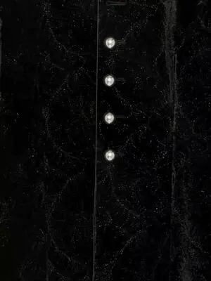 ANN DEMEULEMEESTER Jacquard-patterned Pearl-button Jacket