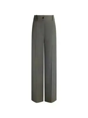 PATOU Flared Pressed-crease Trousers - Green