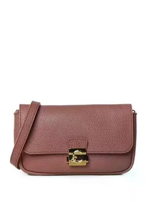 COCCINELLE Grainy Leather Shoulder Bag - Pink
