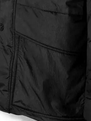 Stone Island Hooded Button-up Coat