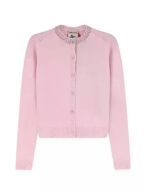 SEMICOUTURE Crystal-embellished Button-up Cardigan