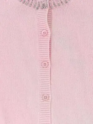 SEMICOUTURE Crystal-embellished Button-up Cardigan