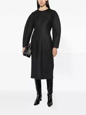 P.a.r.o.s.h Crew-neck Midi Dress