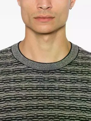 Emporio Armani Horizontal-stripe Sweater