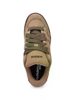 Adidas Ground Court Alpha Suede Panelled Sneakers