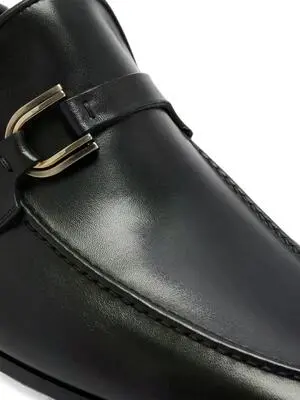 Magnanni Buckled Leather Loafers