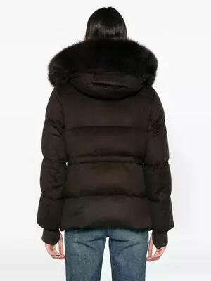 MOORER Attica Fur-trim Hooded Jacket