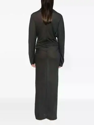 Soeur Lola Ruched Maxi Dress