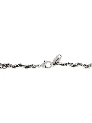 Balenciaga Tone Logo Pendant Necklace