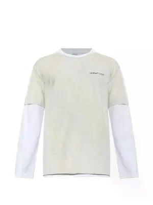 Off-White Layered Logo-print T-shirt - Neutrals