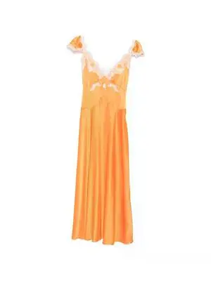 DÔEN Fiona Midi Dress - Orange