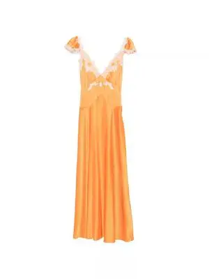 DÔEN Fiona Midi Dress - Orange
