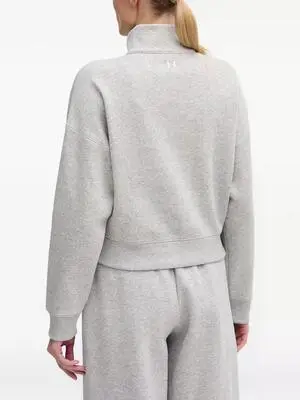 Under Armour Rival Script Quarter-zip Cropped Sweater