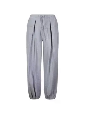 Sportmax Drawstring Track Pants - Grey